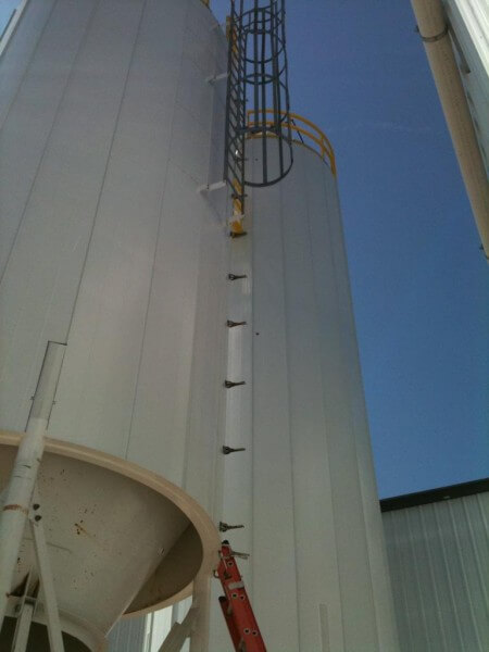 Debeukelaer Baking Company Sugar A Flour Silos Madison MS - MC&I RIDGLOK®